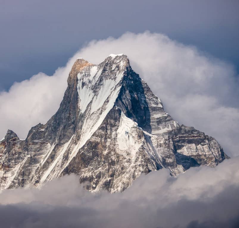 Three Views of Fishtail - Alpine Himalaya